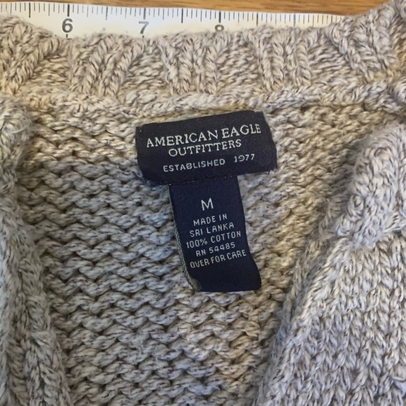 American Eagle Outfitters | Sweaters | Chunky Weave Rustic Sweater V ...